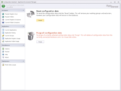 Using AppSense Environment Manager Configuration Assistant