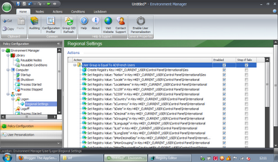 Using AppSense to deploy multiple language setting