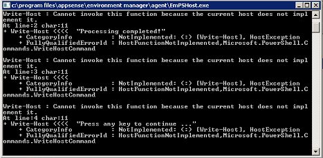 Troubleshooting PowerShell Actions in AppSense DesktopNow