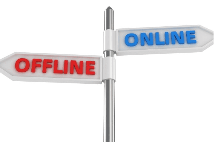 Detecting online and offline sessions in AppSense